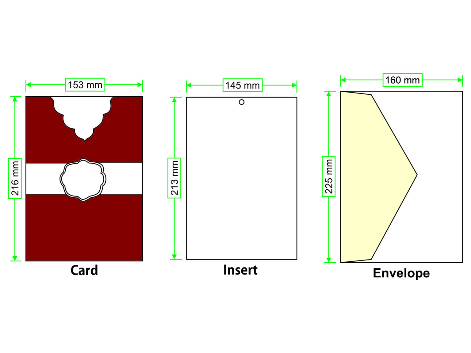 Maroon Velvet Card with Shiny Gold Arabesque Pattern - Special Shaadi Cards