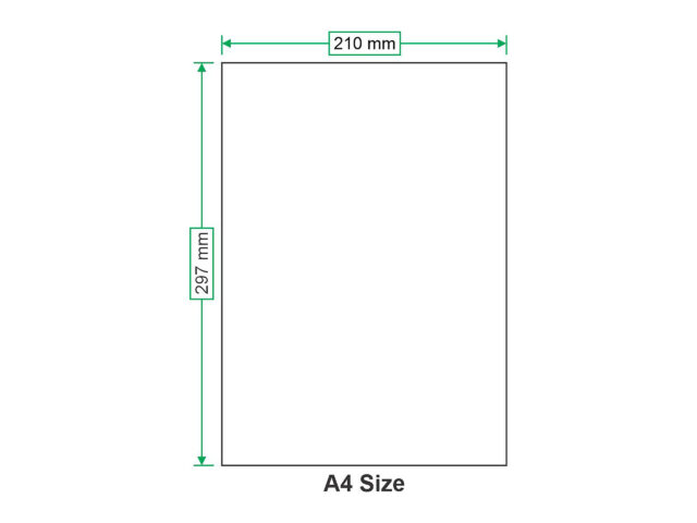 A4 Black Plain Sheet Card-250GSM - Special Shaadi Cards