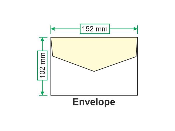 Premium Yellow RSVP Gummed Diamond Envelopes - Special Shaadi Cards